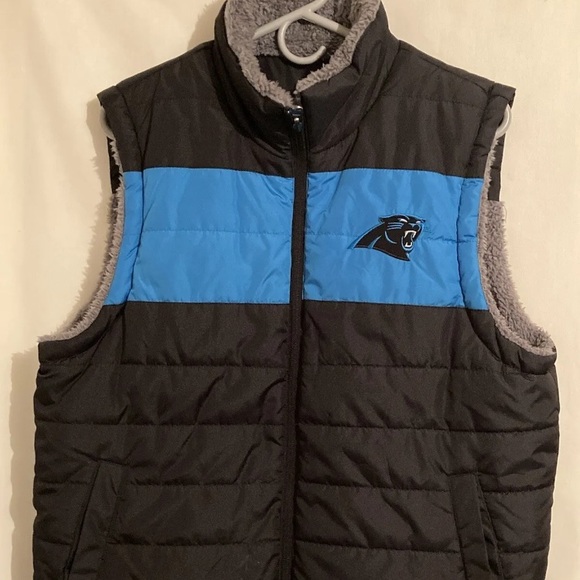 NFL | Jackets & Coats | Carolina Panthers Mens Nfl Insulated Reversible ...